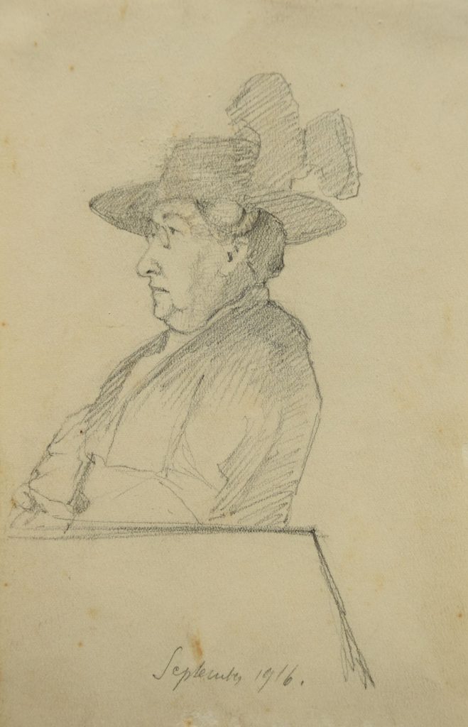 Albert Reuss: Bildnis einer Dame (1916) | KUNSTHANDEL | KOSKULL